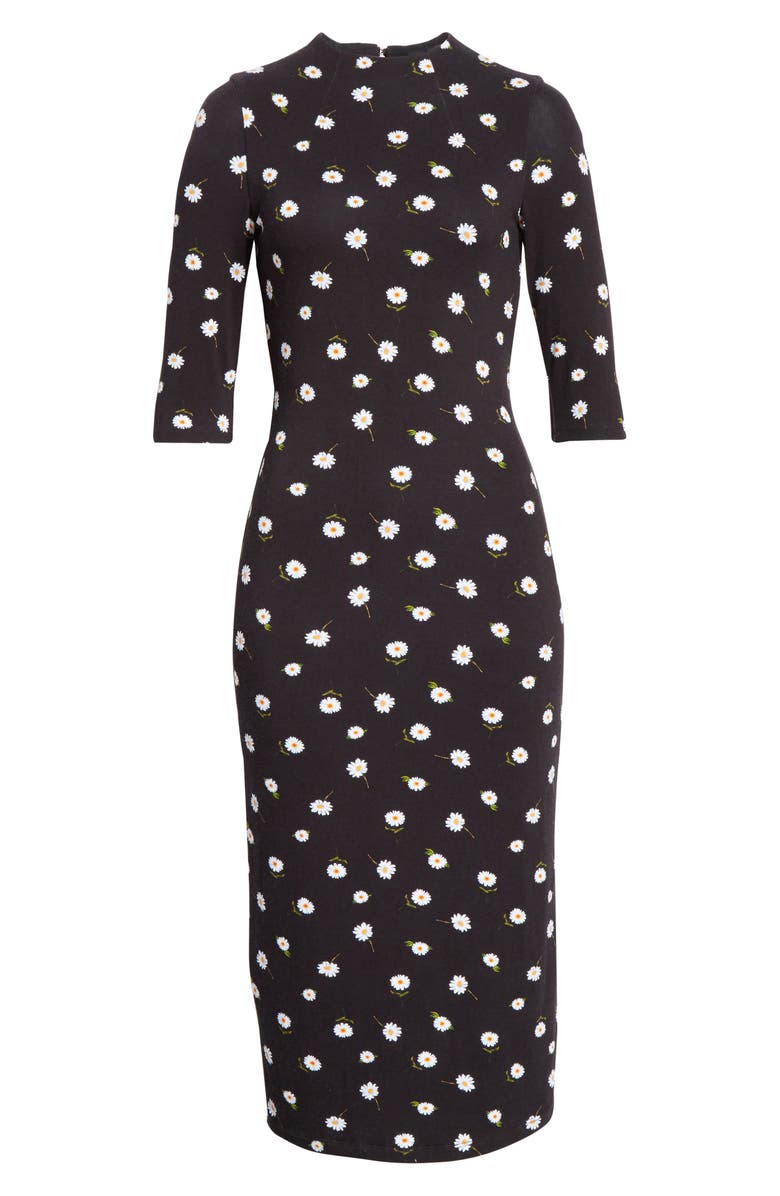 Alice + Olivia Delora Tossed Daisy Sheath Dress | Nordstromrack