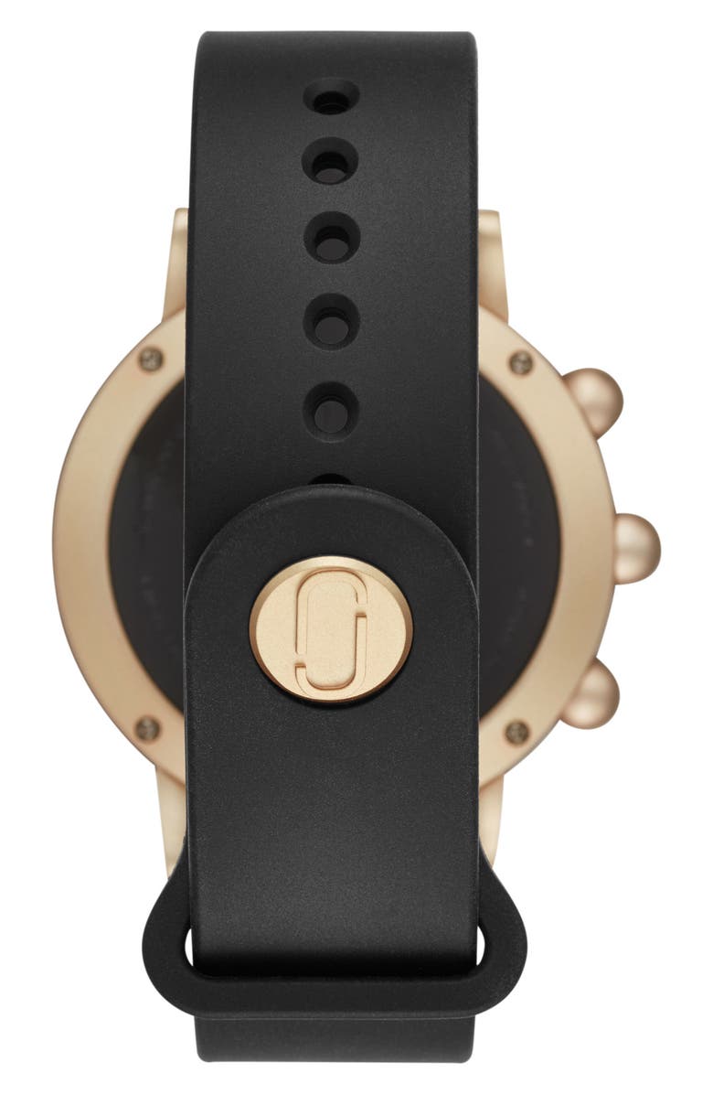 Marc Jacobs Riley Hybrid Rubber Strap Watch, 42mm | Nordstrom