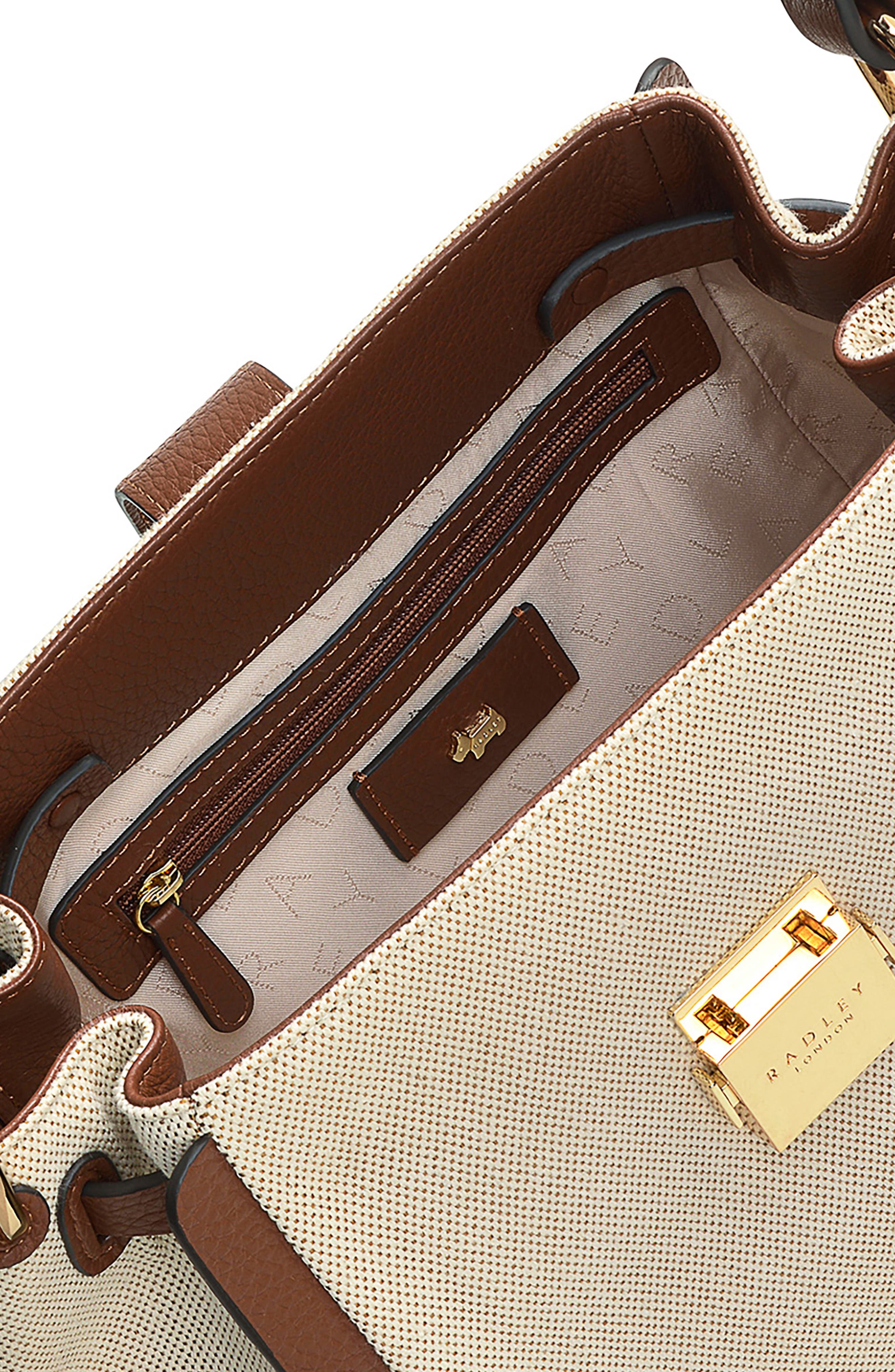 Radley Sloane Street Leather & Canvas Shoulder Bag | Nordstromrack