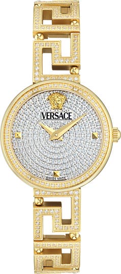 Versace Greca Goddess Bracelet Watch, 28mm | Nordstrom