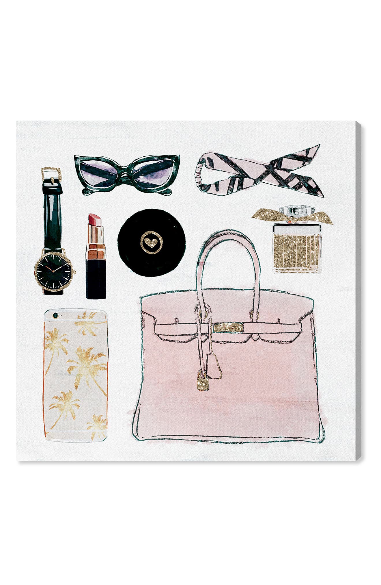 Wynwood Studio Fashion Girl Accessories Canvas Wall Art | Nordstromrack