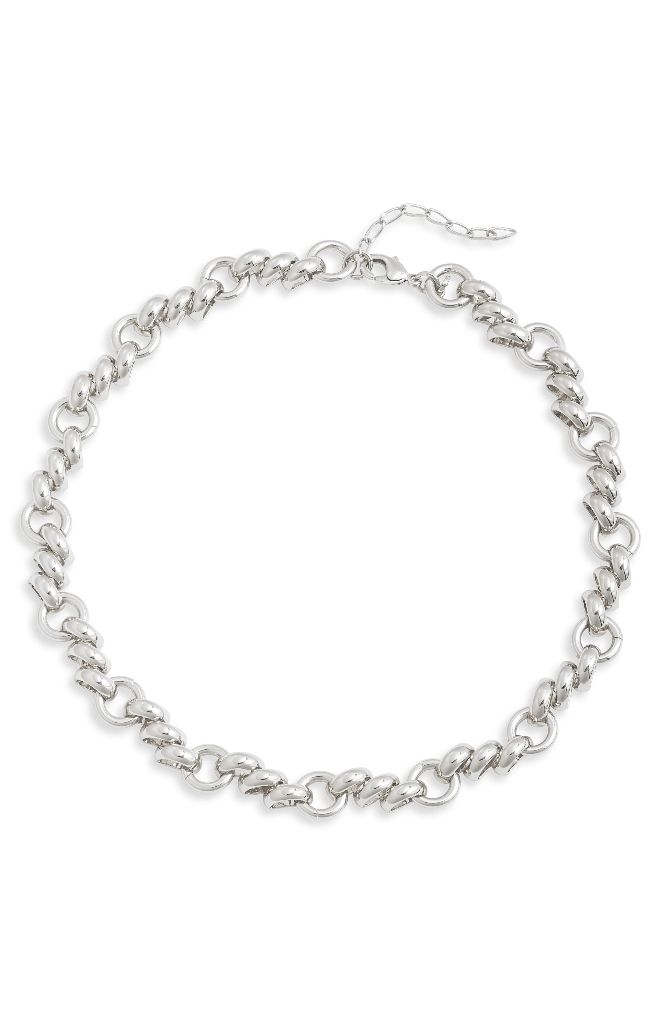 Nordstrom Fancy Staggered Chain Necklace | Nordstromrack