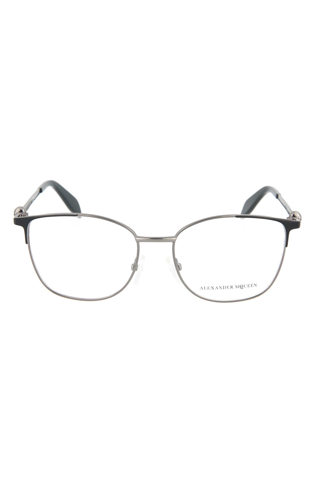 McQueen Alexander McQueen 52mm Square Optical Frames | Nordstromrack