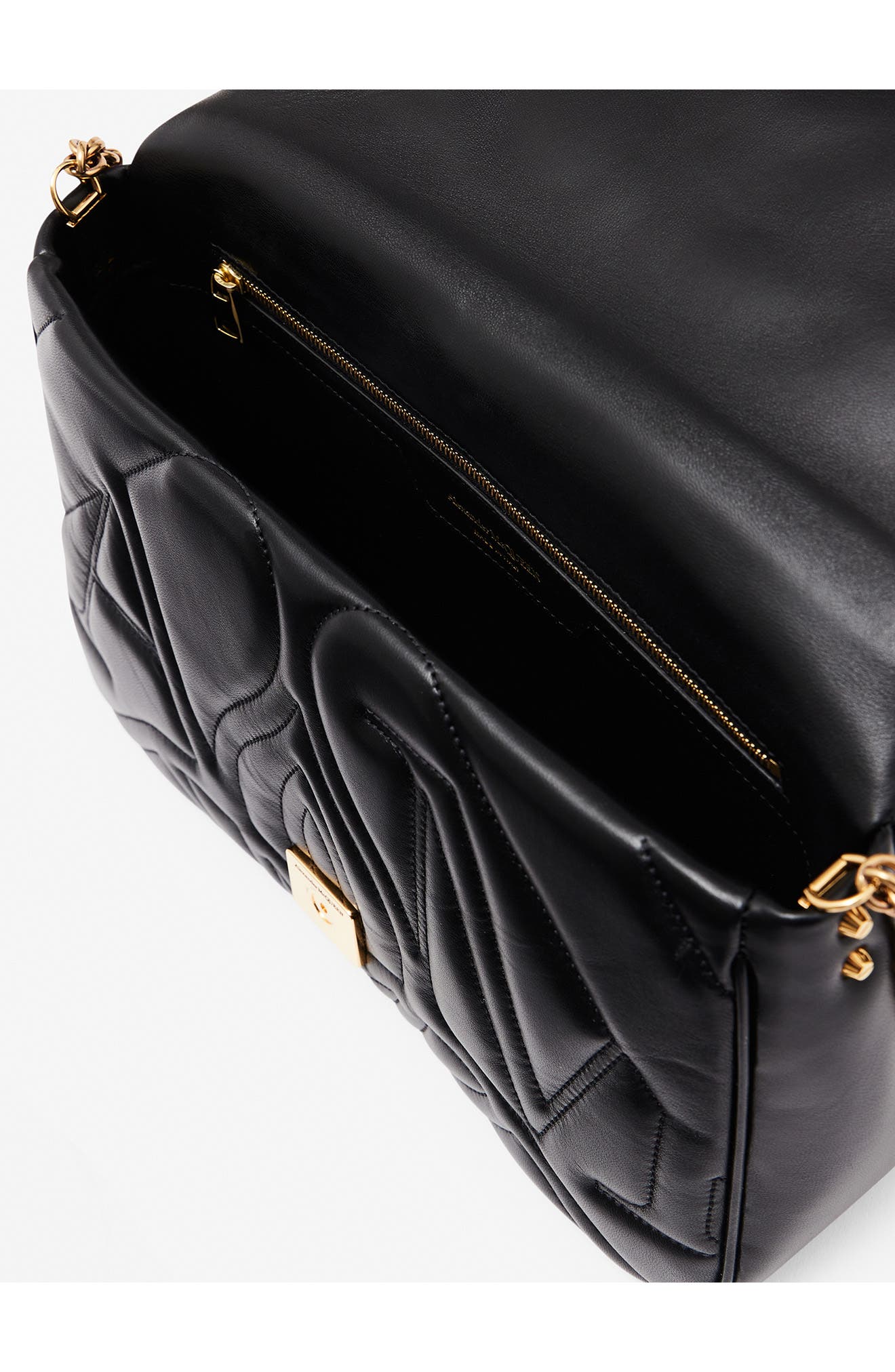 McQueen Exploded Seal Quilted Leather Shoulder Bag | Nordstrom