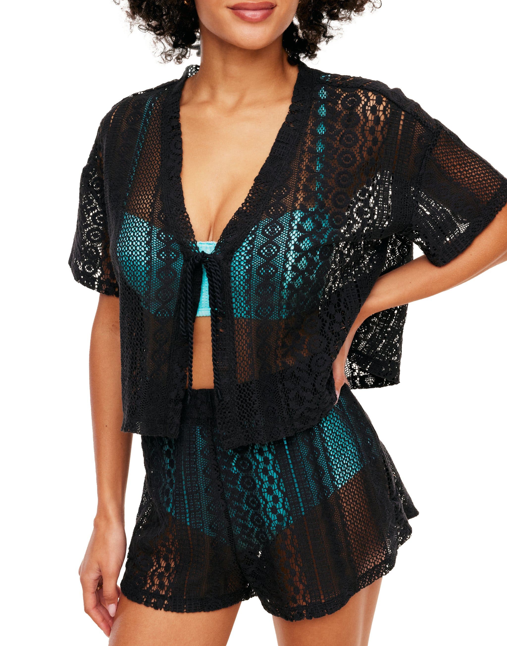 Adore Me Nika Swimwear Two-piece Swim Cover-up Top | Nordstrom