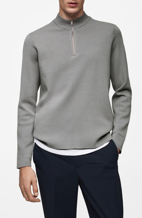 Men's Grey Quarter Zip Sweaters | Nordstrom