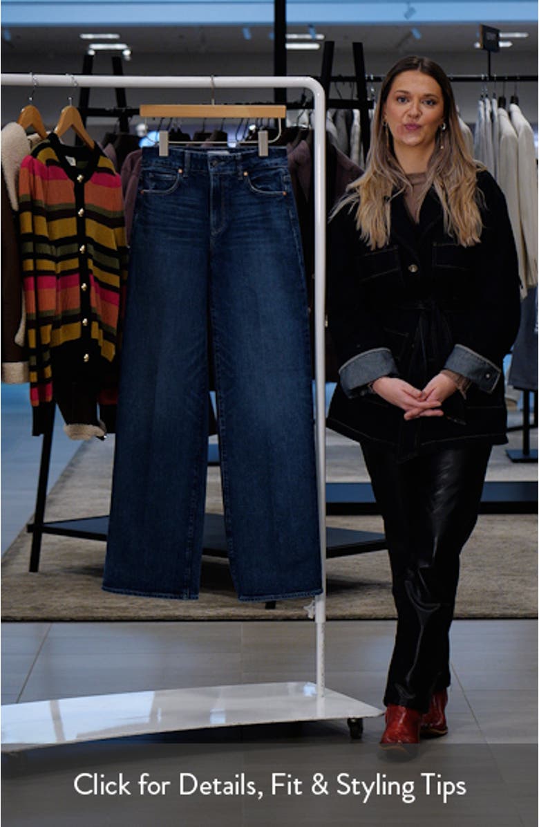 PAIGE Sasha High Waist Wide Leg Jeans | Nordstromrack
