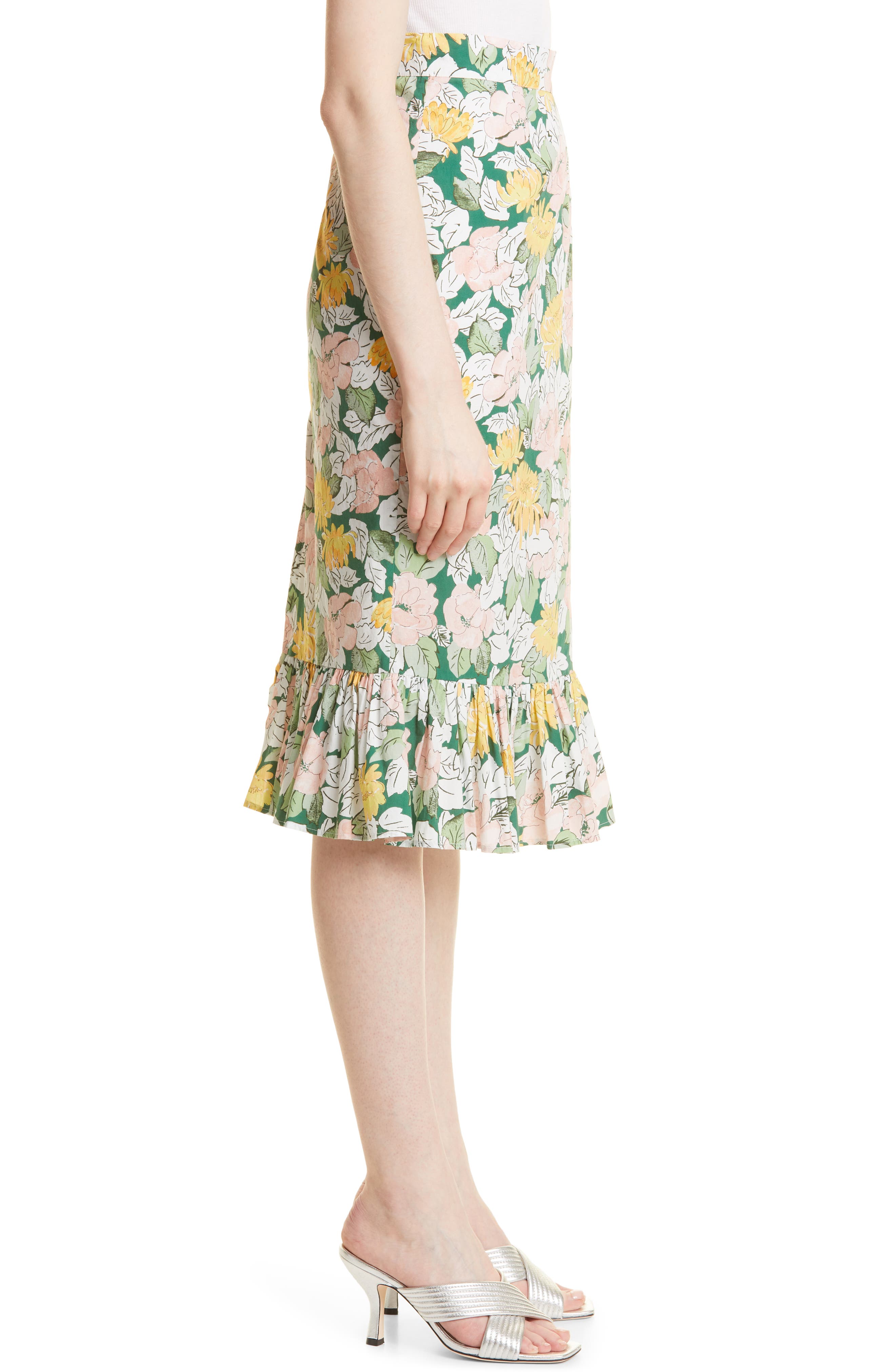 byTiMo Floral Cotton Skirt | Nordstromrack
