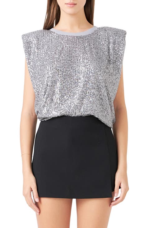 Women's Metallic Tops | Nordstrom