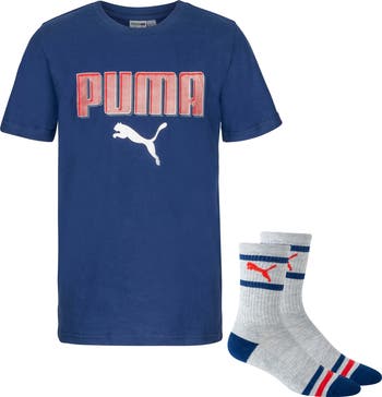 PUMA Kids' 2-Piece Tee & Socks Set | Nordstromrack