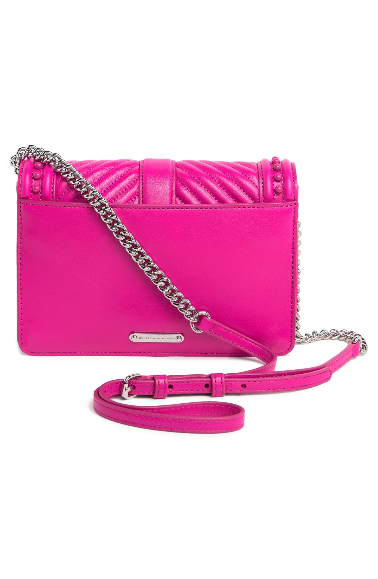 Rebecca Minkoff Love Stud Chevron Quilted Leather Crossbody Bag ...