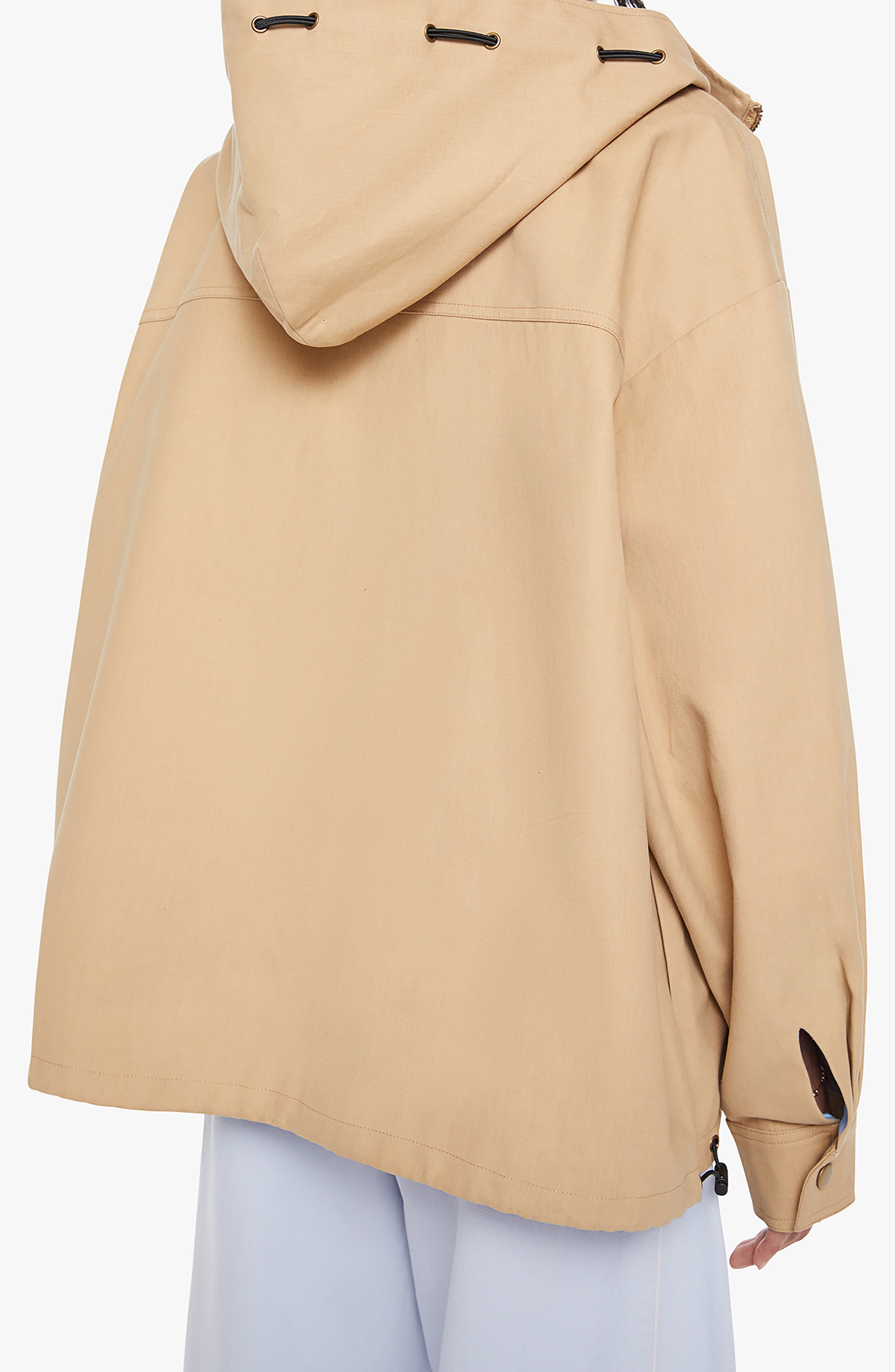 MOTHER The Light Drizzle Hooded Cotton Jacket | Nordstrom