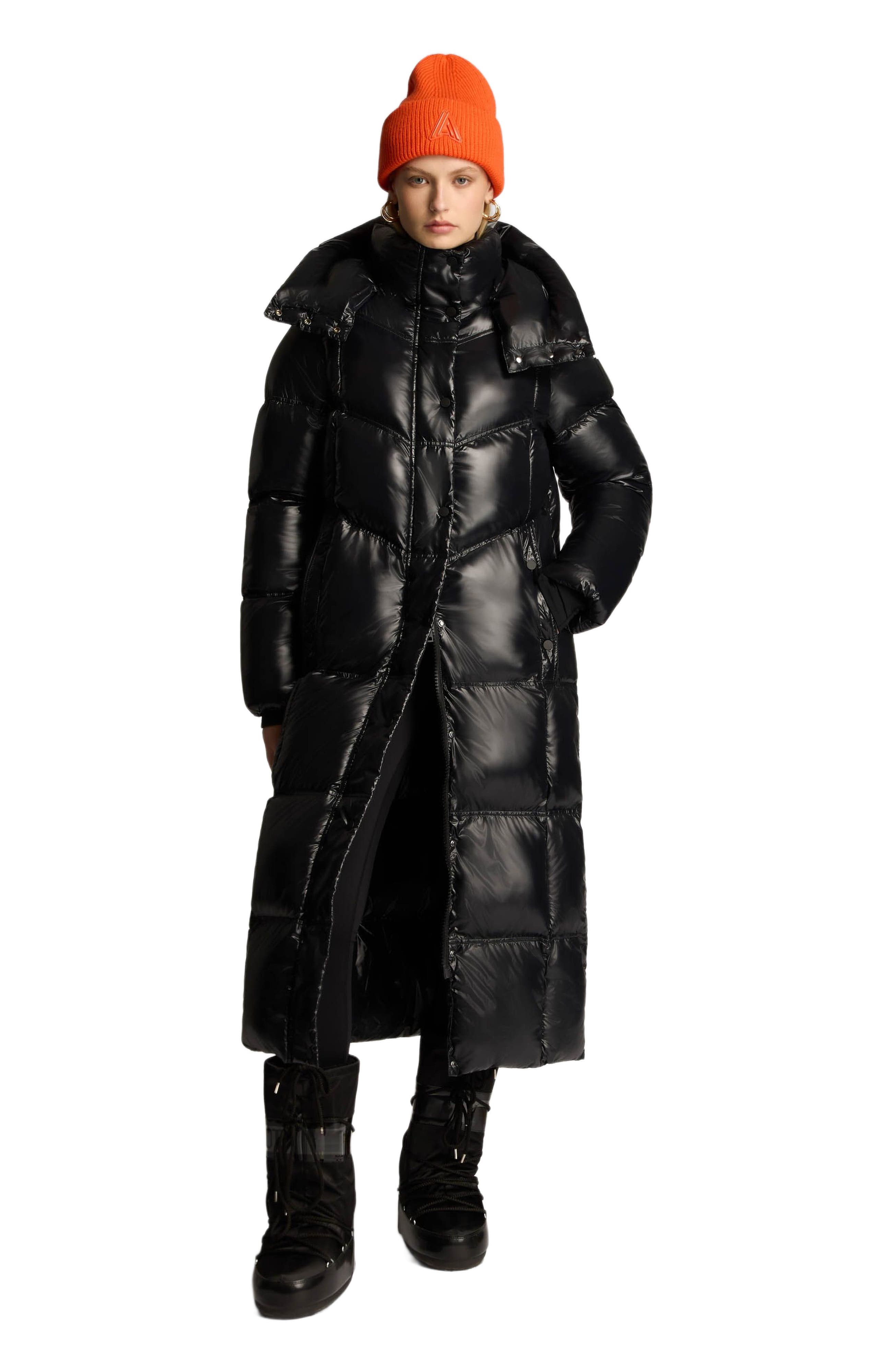Alpenhaus Meribel Quilted Maxi Puffer with Removable Hood | Nordstrom