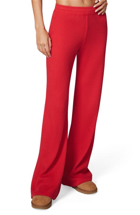 Women's Red Wide-Leg Pants | Nordstrom