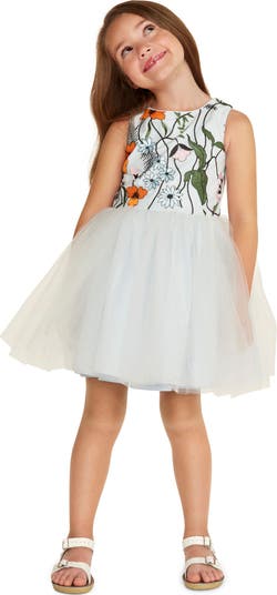 Pastourelle by Pippa & Julie Floral Embroidered Tulle Dress | Nordstromrack