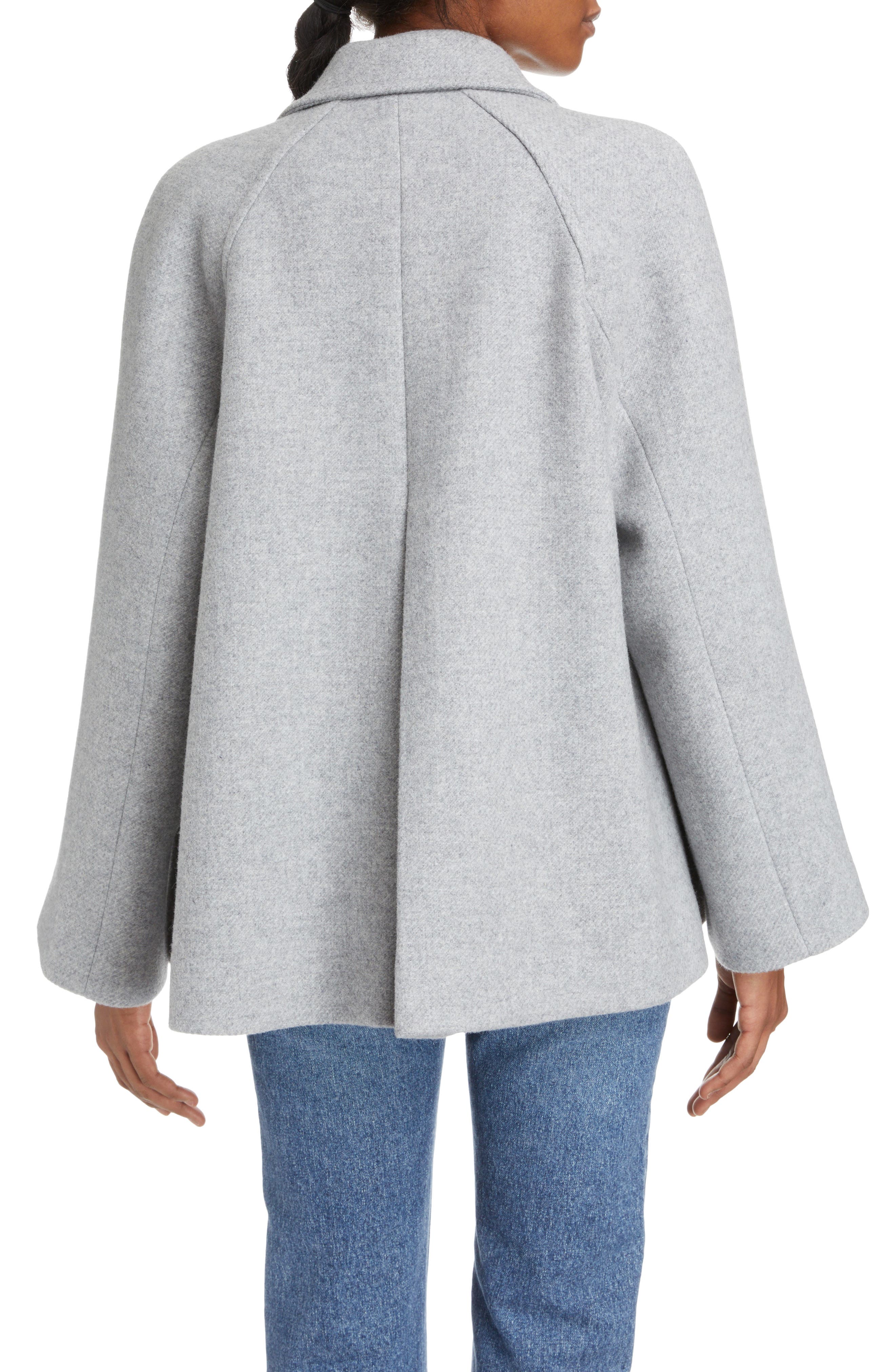 Chloé Short Soft Wool Blend Cape Coat | Nordstrom