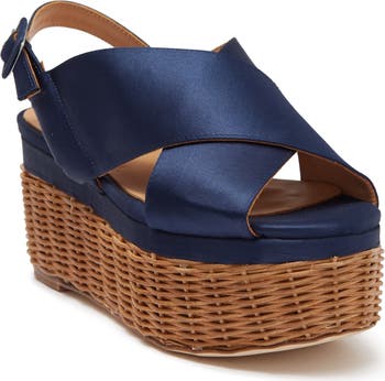 Paloma Barcelo Daniela Satin Platform Sandal | Nordstromrack