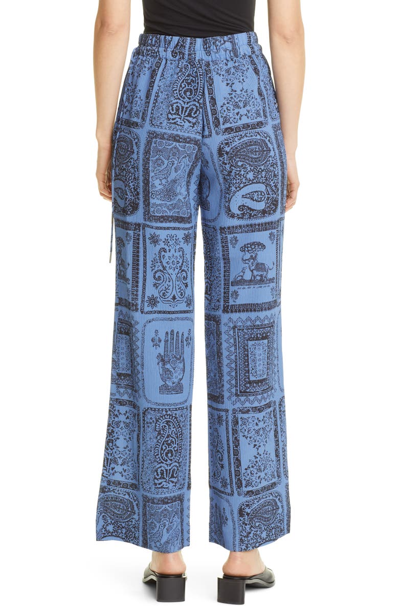 Acne Studios Polesa Frames Print Crepon Pants | Nordstromrack