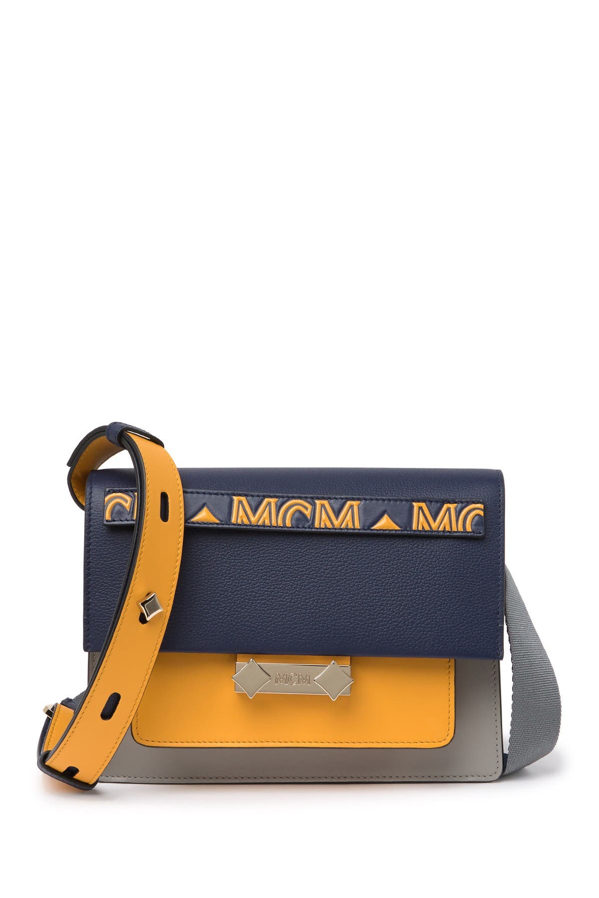 MCM Small Milano Leather Shoulder Bag | Nordstromrack