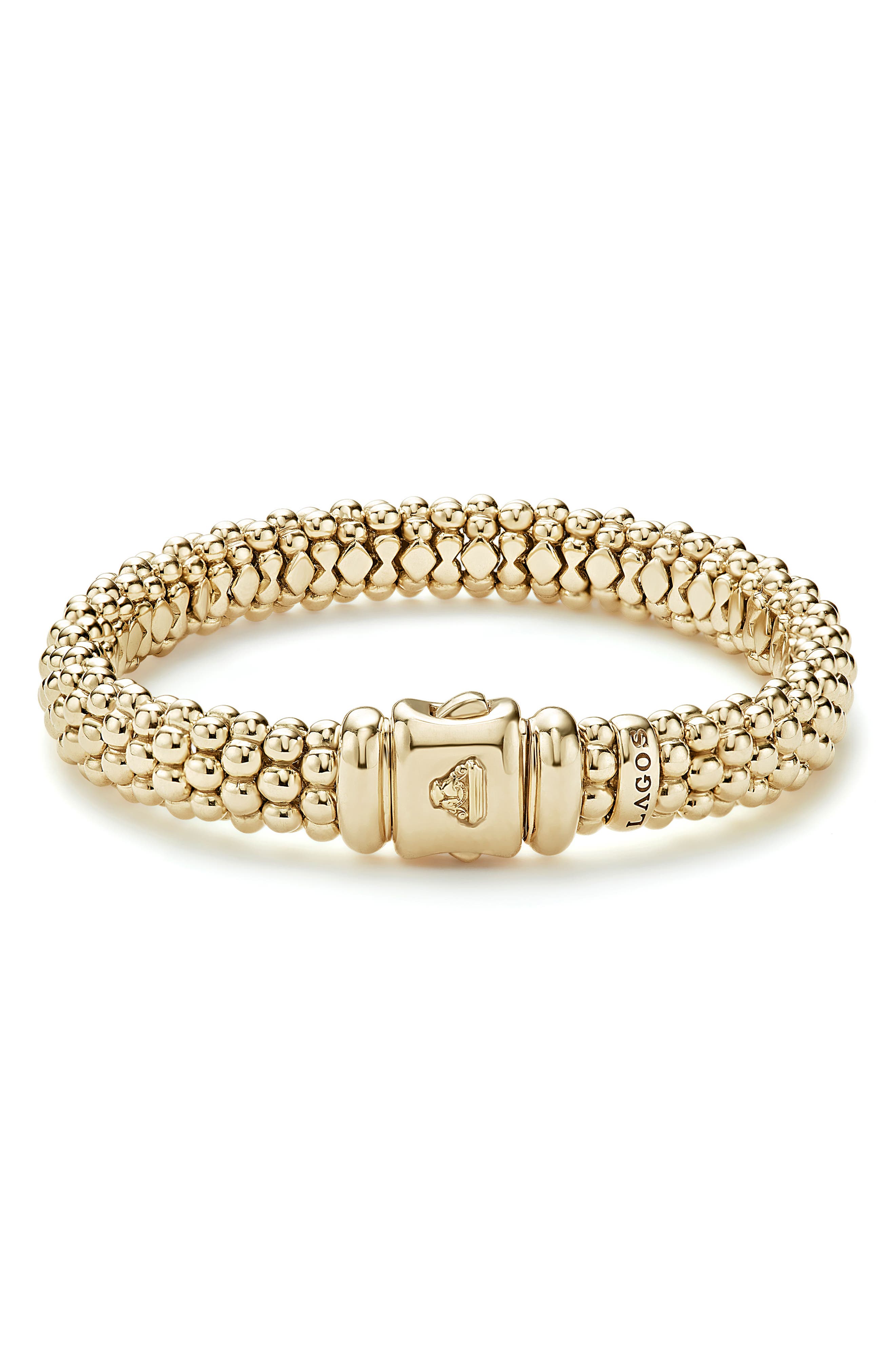 LAGOS Caviar Gold Rope Bracelet | Nordstrom
