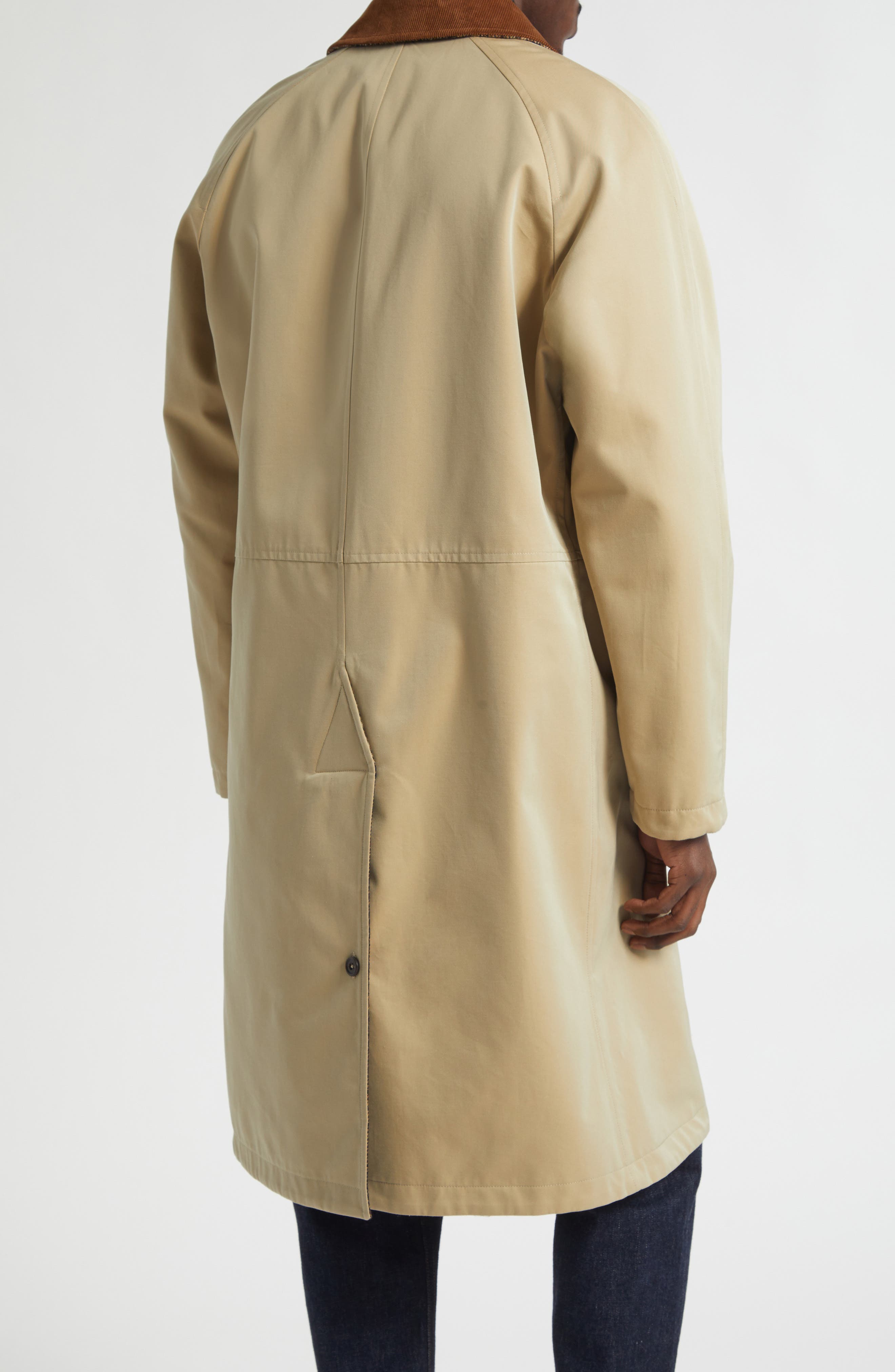Drake's Reversible Single Breasted Mac Jacket | Nordstrom