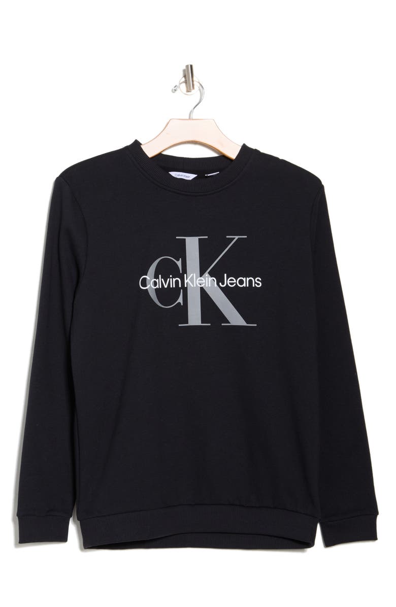 Calvin Klein Monogram Fleece Sweatshirt | Nordstromrack
