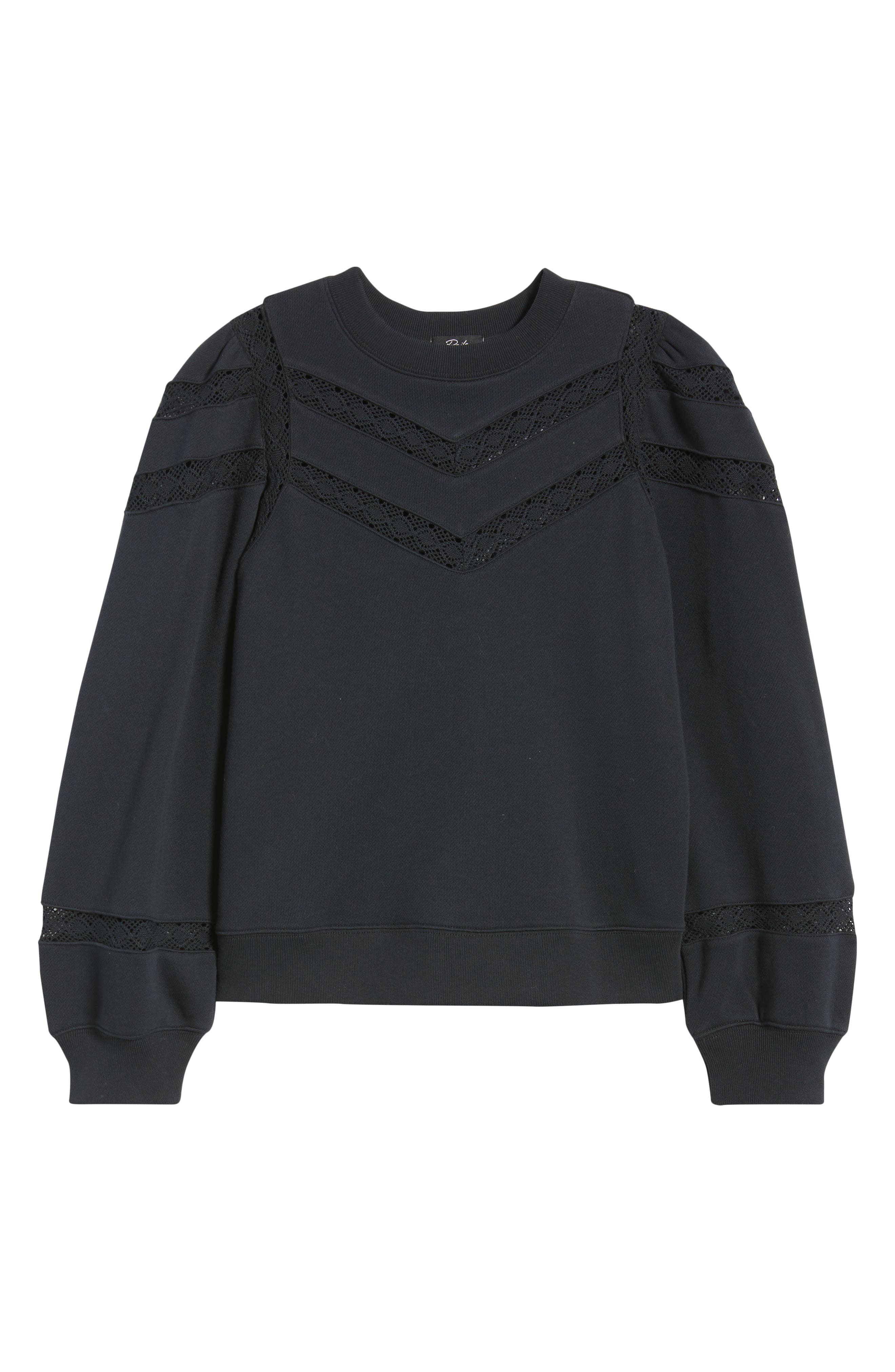 Rails Isles Lace Inset Cotton Sweatshirt | Nordstromrack