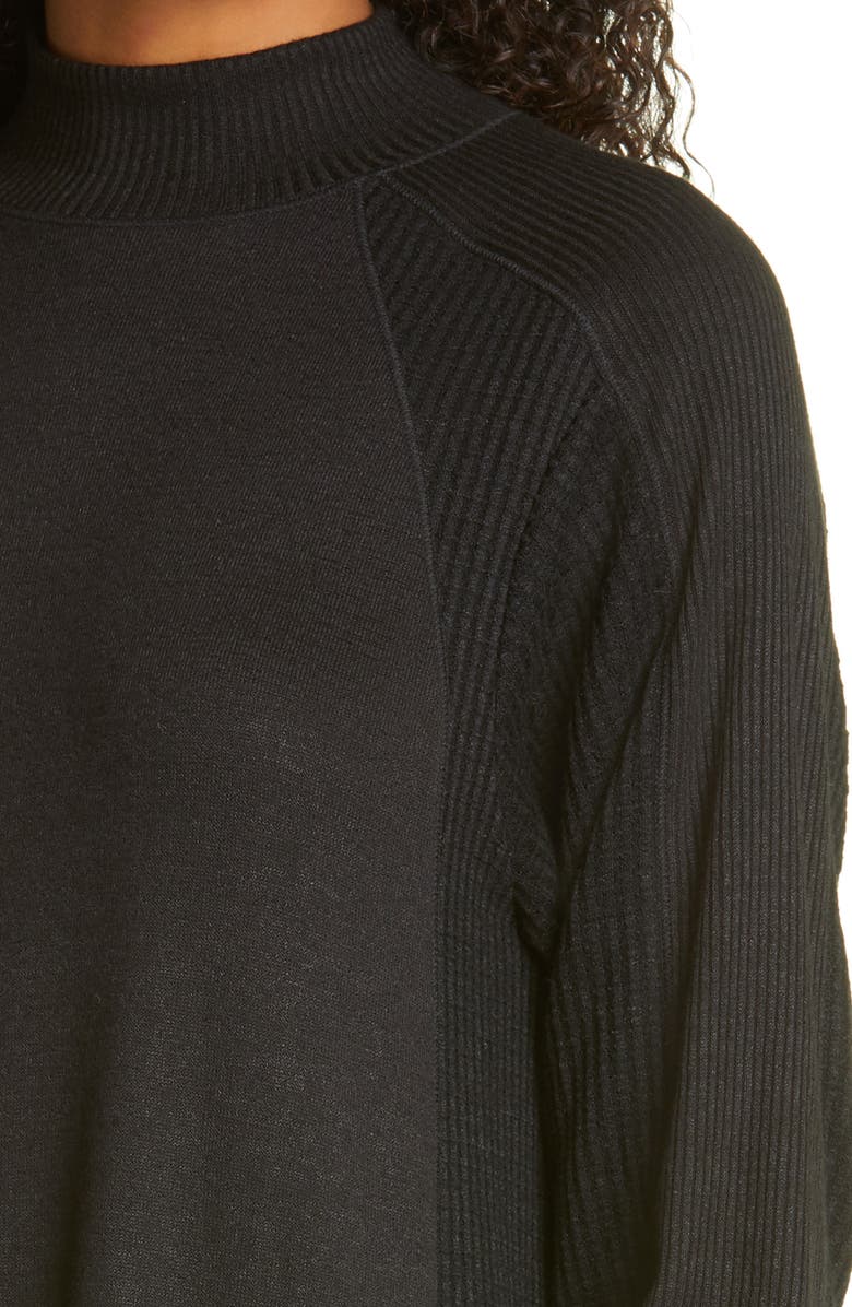 rag & bone The Knit Racer Long Sleeve Turtleneck Dress | Nordstromrack