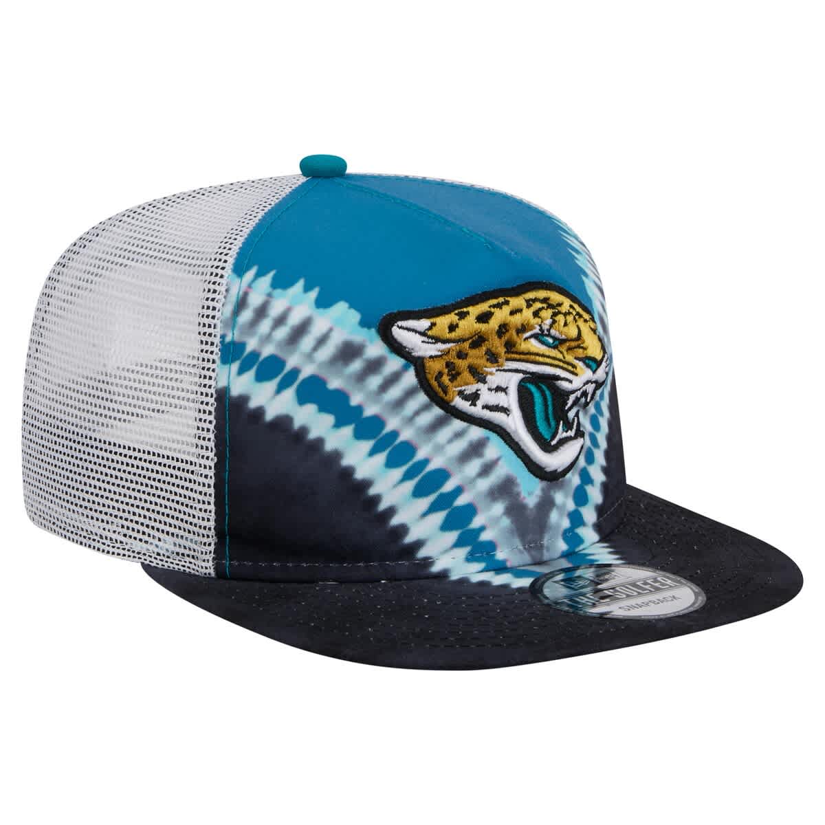 New Era Men's New Era Teal/Black Jacksonville Jaguars Throwback Dye ...