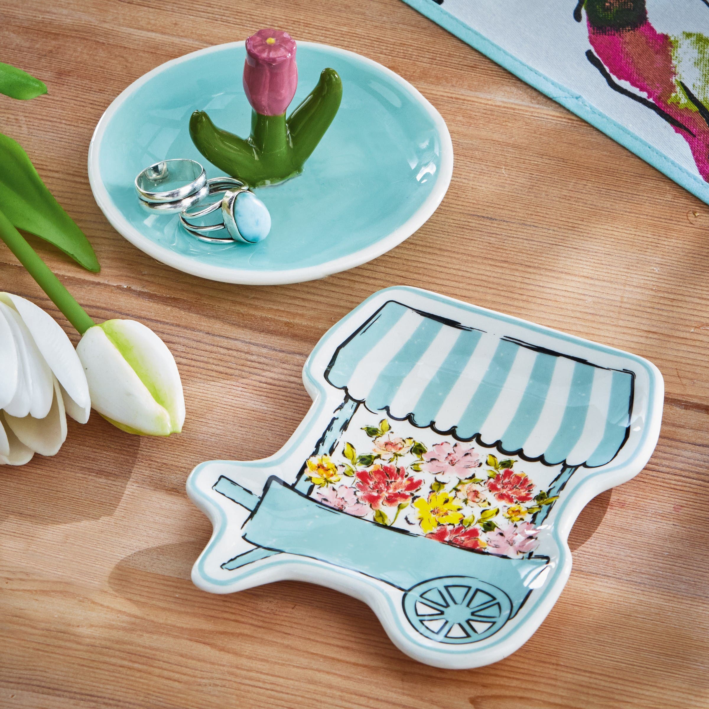 tag Tulip Ring Dish Multi Earthenware Spring | Nordstrom
