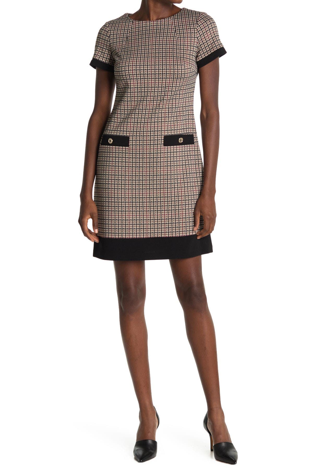 Tommy Hilfiger Short Sleeve Hunting Plaid Dress | Nordstromrack