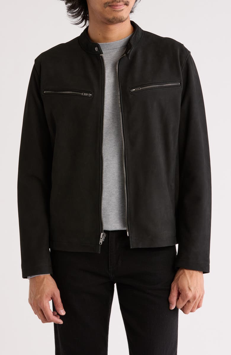 Frye Cafe Racer Leather Jacket | Nordstromrack