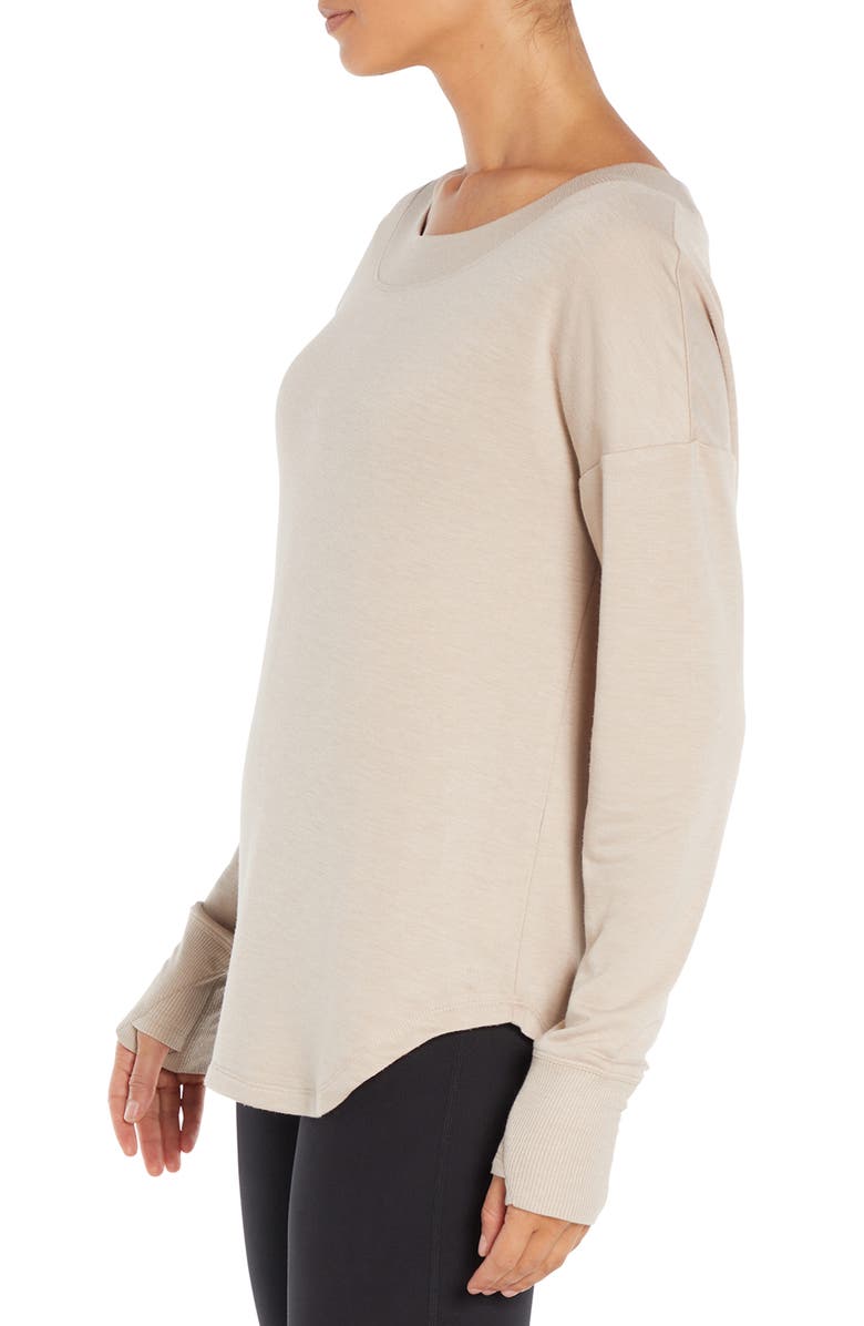 BALANCE COLLECTION Myla Keyhole French Terry Pullover | Nordstromrack