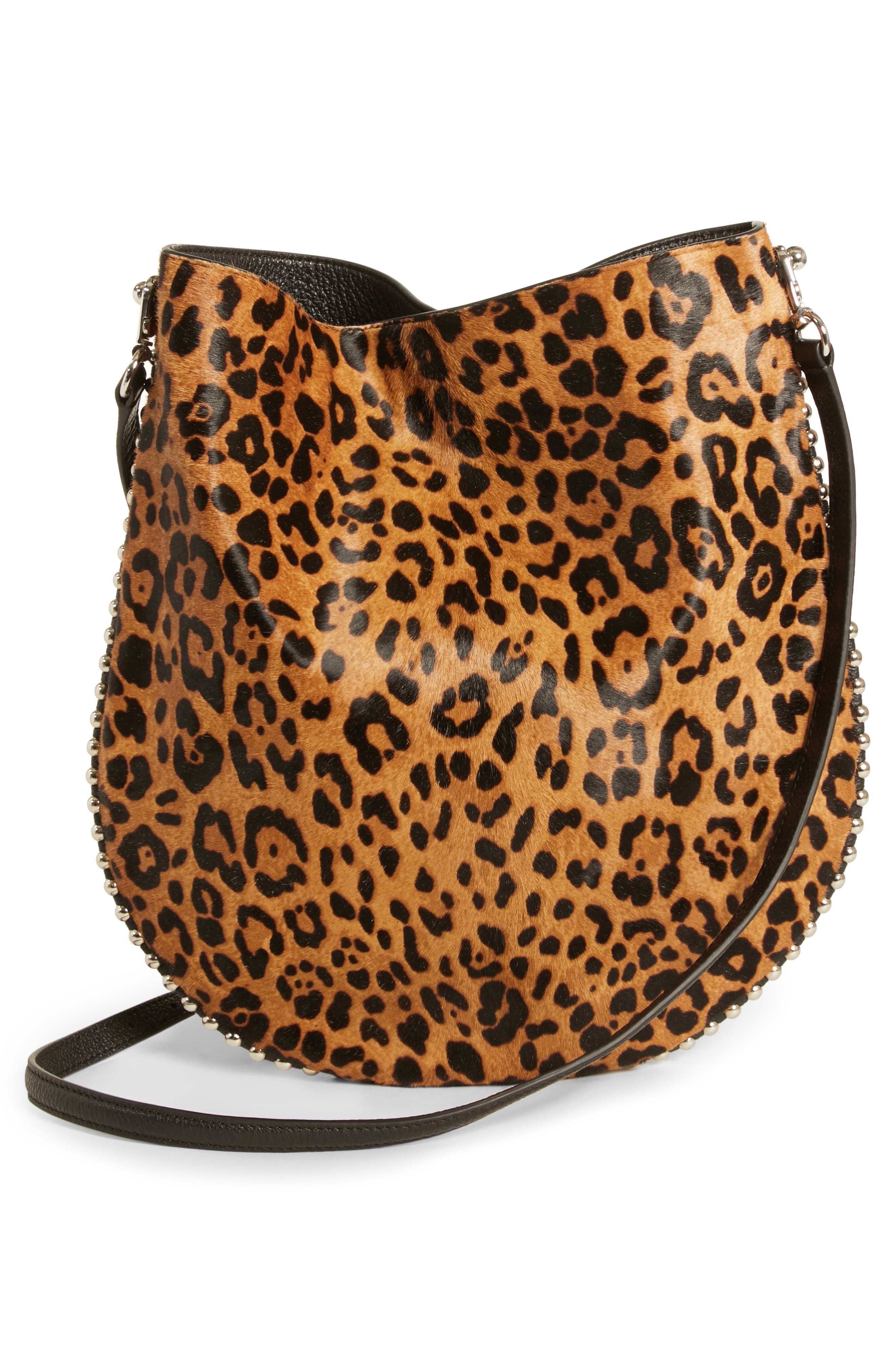 Alexander Wang Roxy Leather & Genuine Calf Hair Bucket Bag | Nordstrom