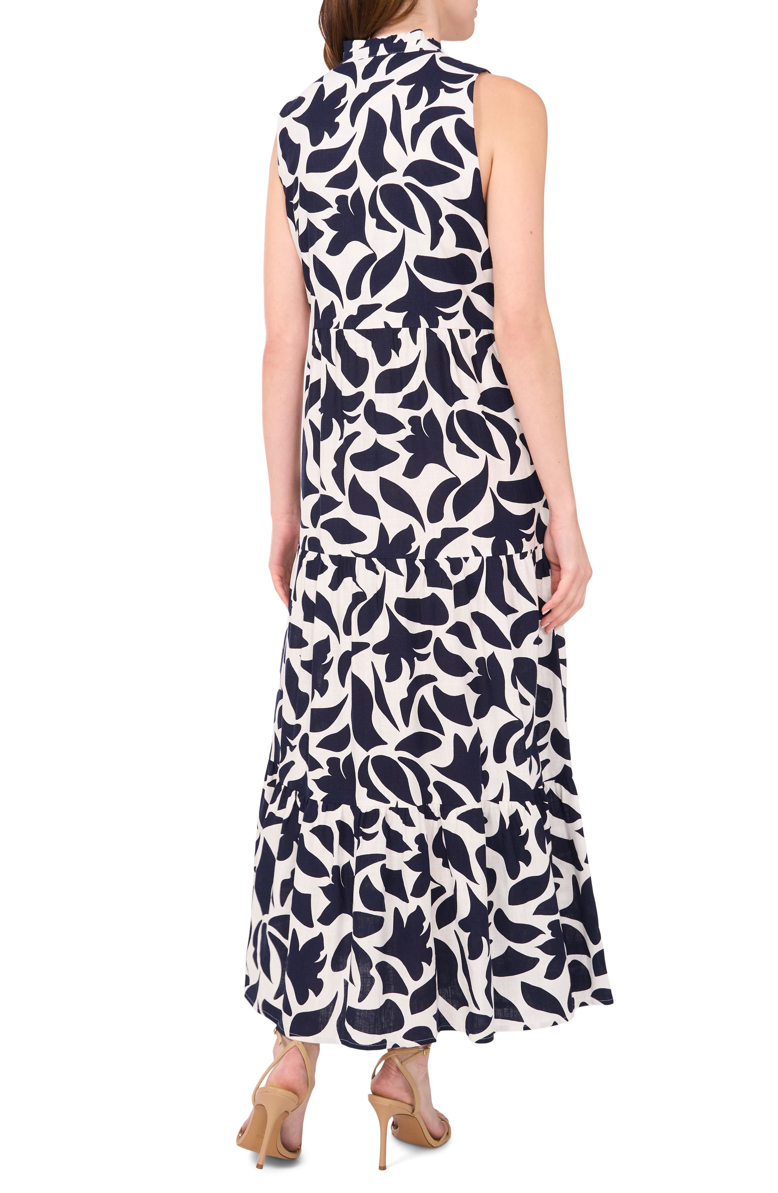 Halogen® Sleeveless Tiered Maxi Dress | Nordstromrack