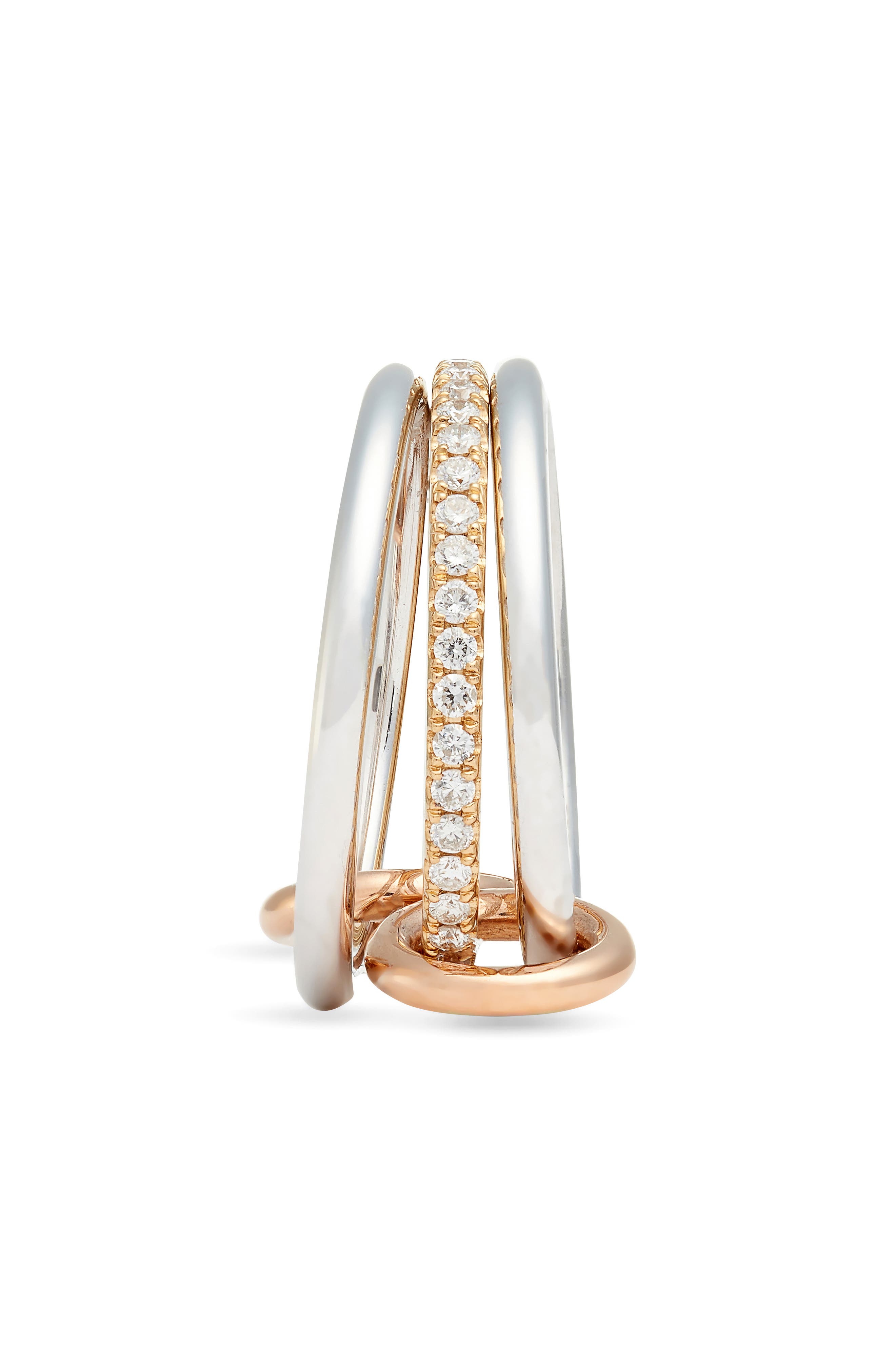 Spinelli Kilcollin Sony Diamond Linked Rings | Nordstrom