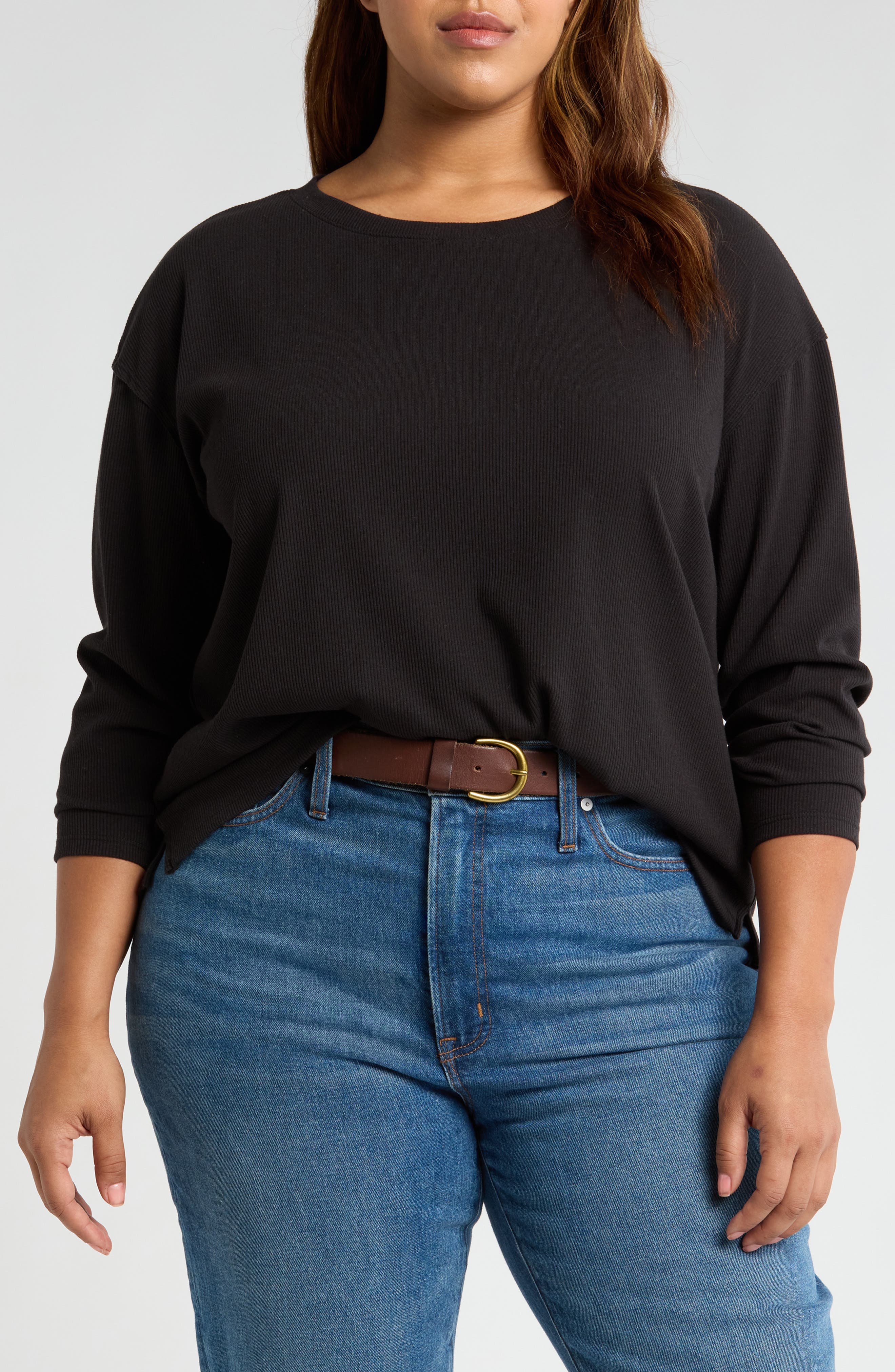 Caslon® Pleated Back Top | Nordstromrack