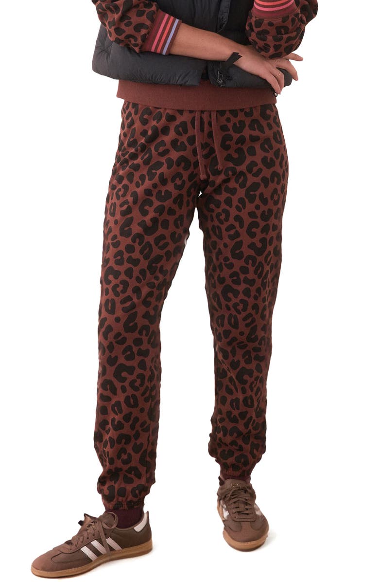 Marine Layer Anytime Leopard Print Joggers | Nordstromrack