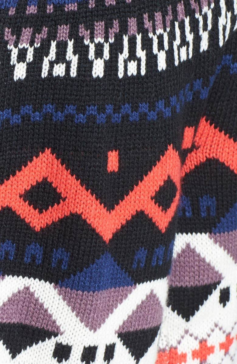 BP. Back Zip Fair Isle Cardigan | Nordstrom