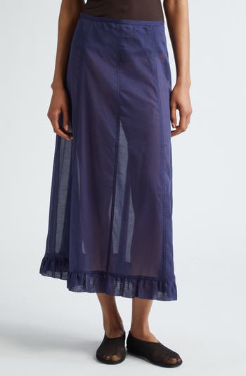 Paloma Wool Andolini Low Rise Organic Cotton Skirt | Nordstrom