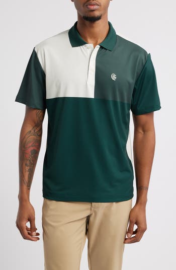 Quiet Golf Monogram Colorblock Golf Polo | Nordstrom