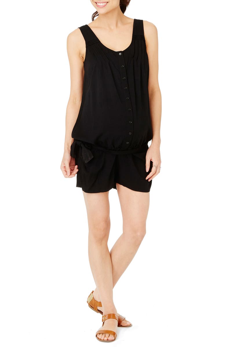 Rosie Pope Elizabeth Maternity Romper | Nordstrom