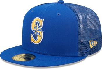 New Era Men's New Era Royal Seattle Mariners Team On-Field Replica Mesh ...