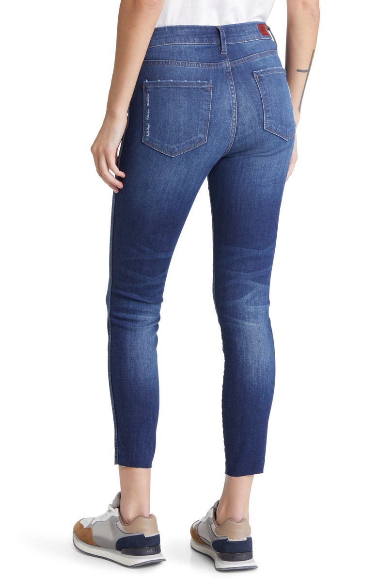 Whetherly Cooper Exposed Button Fly High Waist Skinny Jeans | Nordstromrack