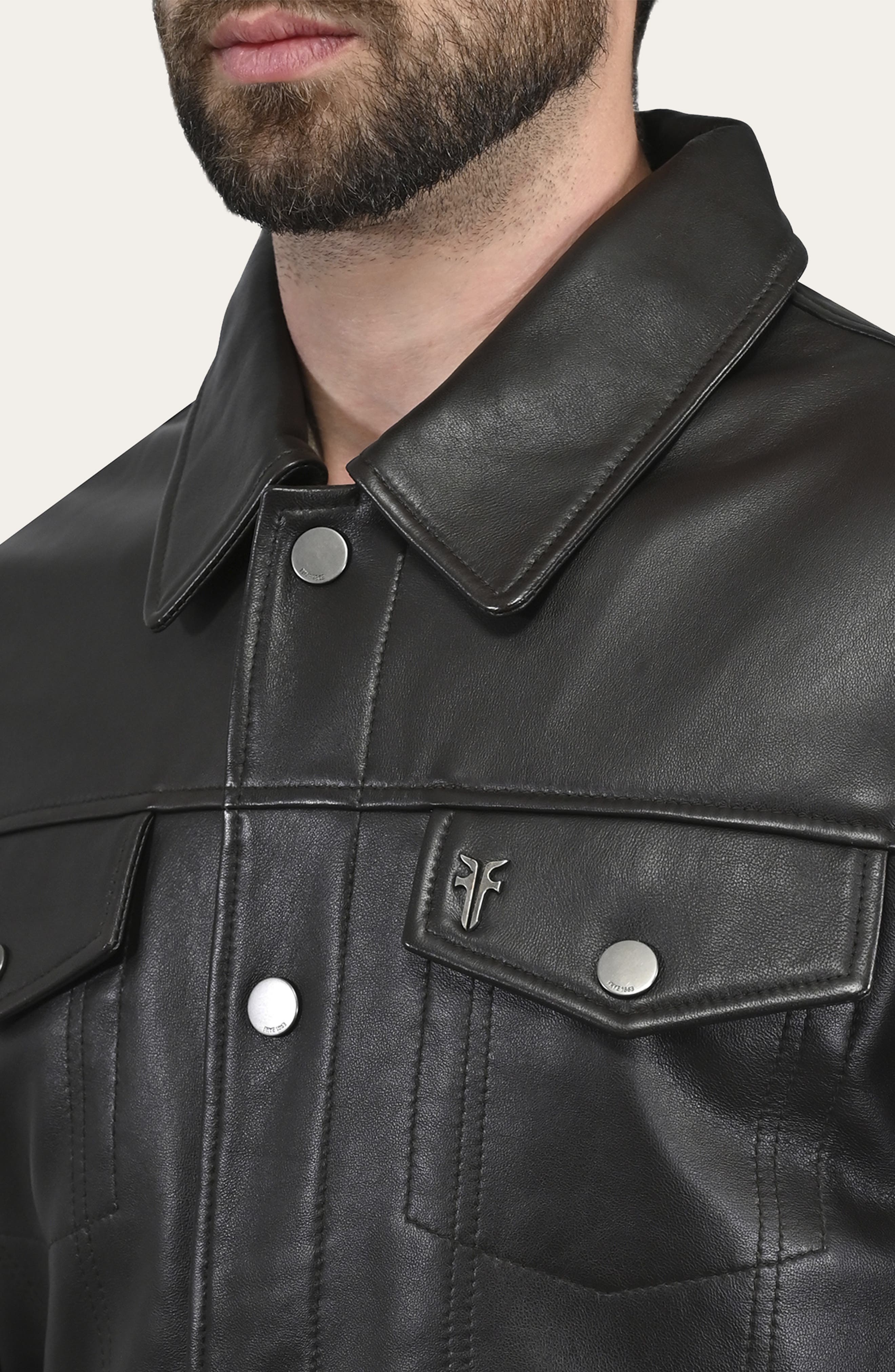 Frye Leather Trucker Jacket | Nordstromrack