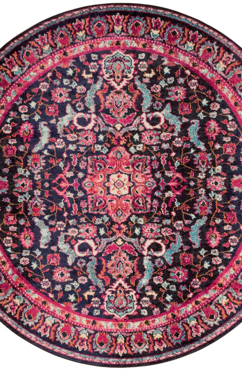 LOLOI Nadia Rug - Midnight/Pink - 5' x 8' | Nordstromrack