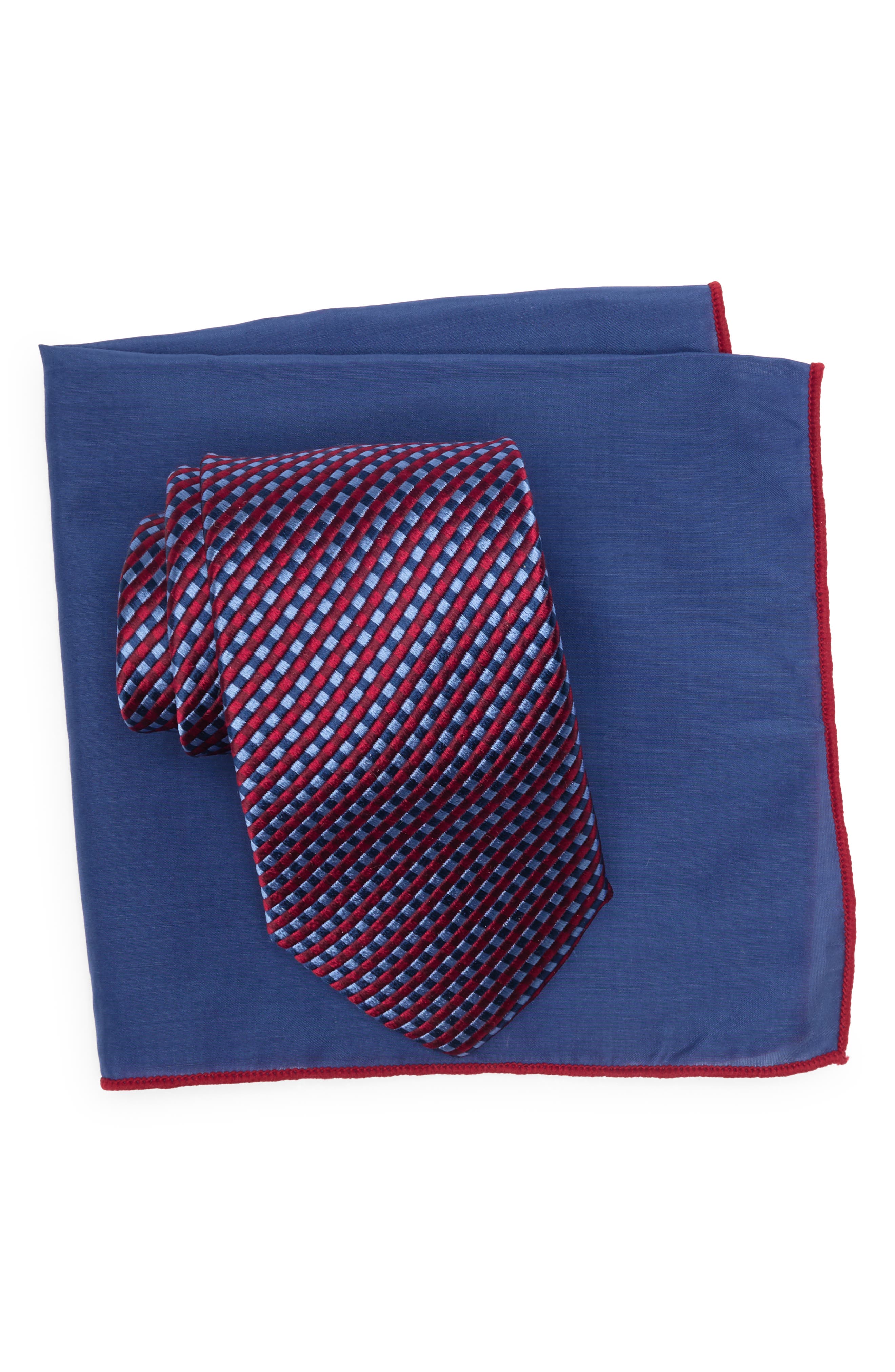 Hickey Freeman Neat Tie & Pocket Square Set | Nordstromrack