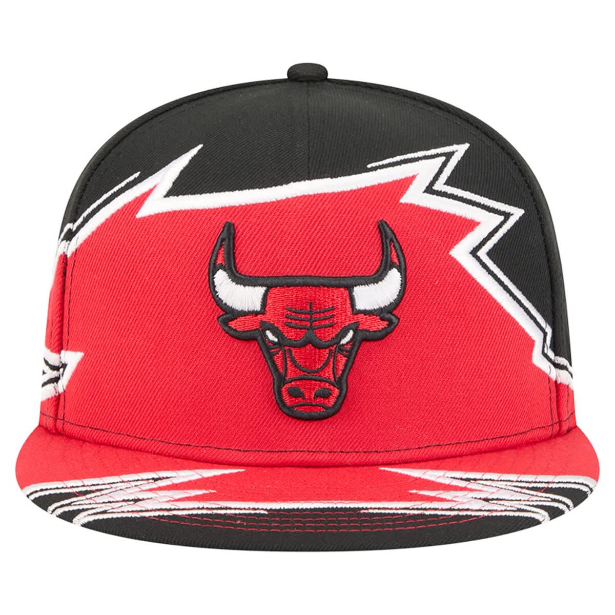 New Era Men's New Era Black/Red Chicago Bulls Break 59FIFTY Fitted Hat ...
