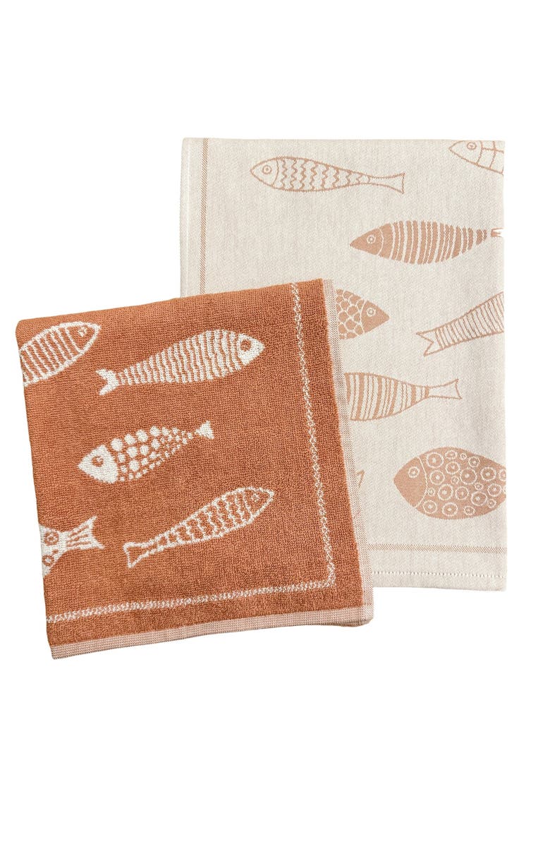 Anaya Coastal Fish Kitchen Towels - Set of 2 | Nordstrom