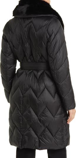 Michael kors black diamond coat store